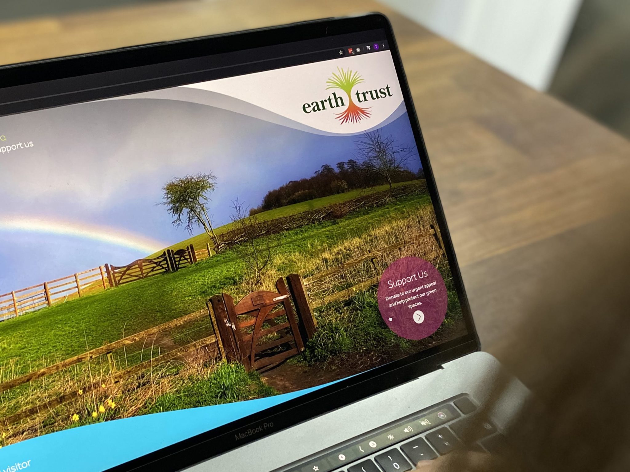 Earth Trust Website - Burst Design Project - Burst Design